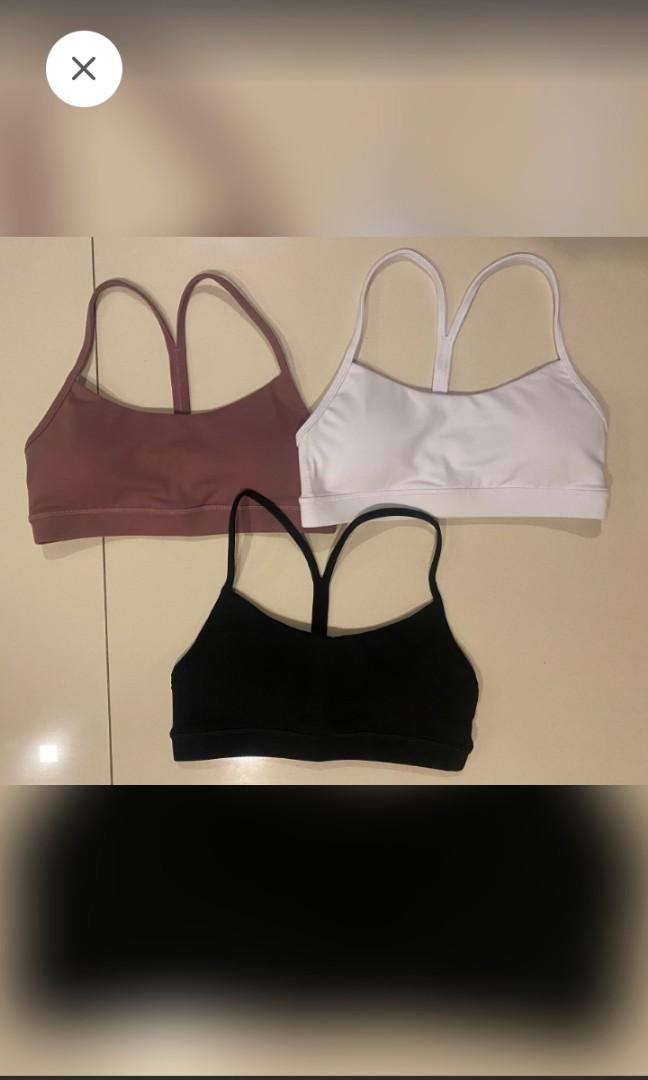 'Lululemon' Flow Y Bras Sz 4 Deal for 2, Women's Fashion, Activewear on ...