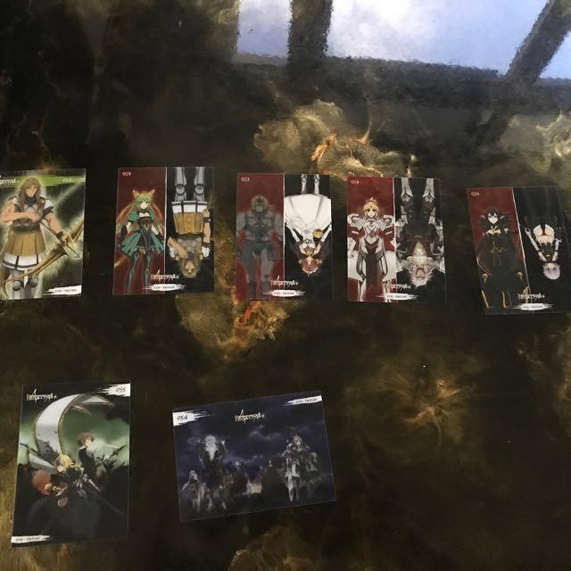 [MEGA CLEARANCE] [NEGOTIABLE] Fate/Stay Night and Fate/Grand Order Kuji ...