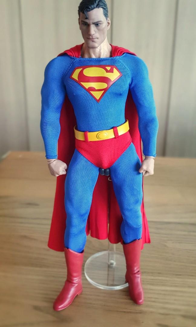 Modified 1/6 Sideshow Superman on AT027 body not hot toys, Hobbies ...