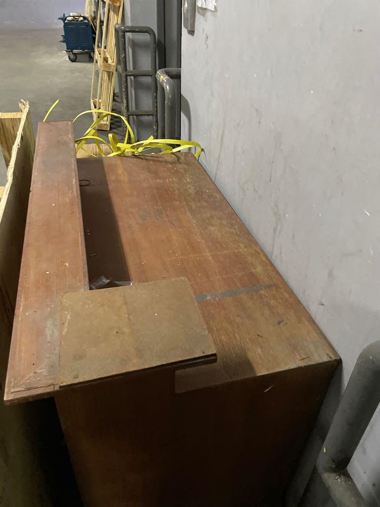 Old office table, Furniture & Home Living, Furniture, Tables & Sets on ...