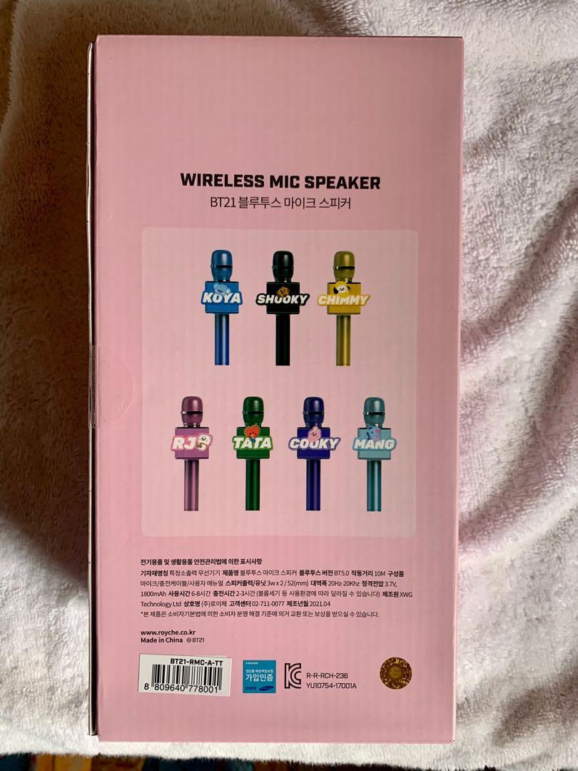 On Hand Sealed and Authentic BT21 TATA Mic Bluetooth Microphone, Hobbies & Toys, Memorabilia ...