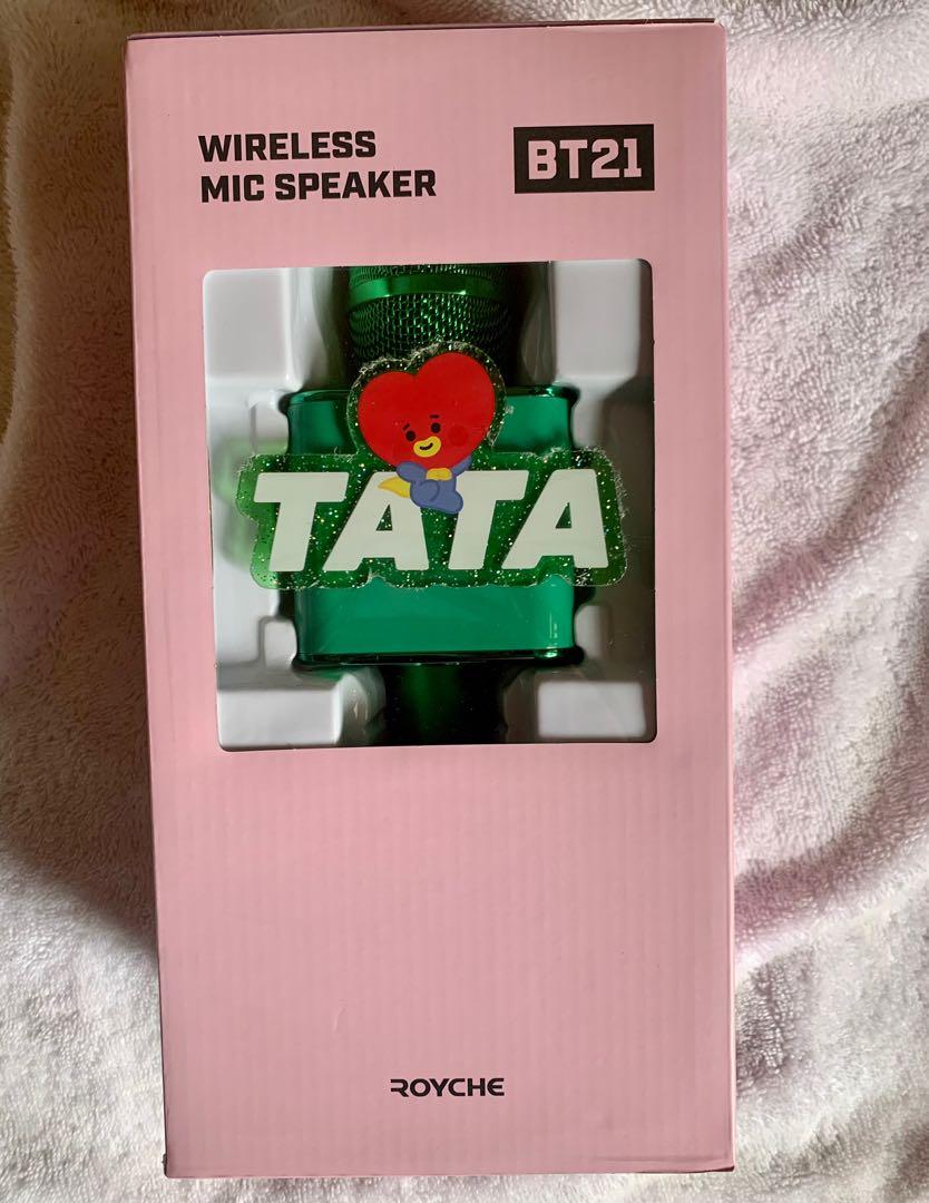 On Hand Sealed and Authentic BT21 TATA Mic Bluetooth Microphone, Hobbies & Toys, Memorabilia ...