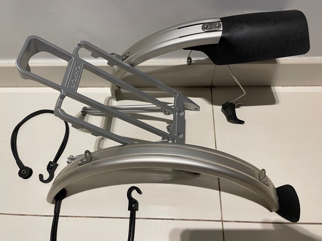 Original Brompton Rack set complete with a pair mudguard., Sports ...