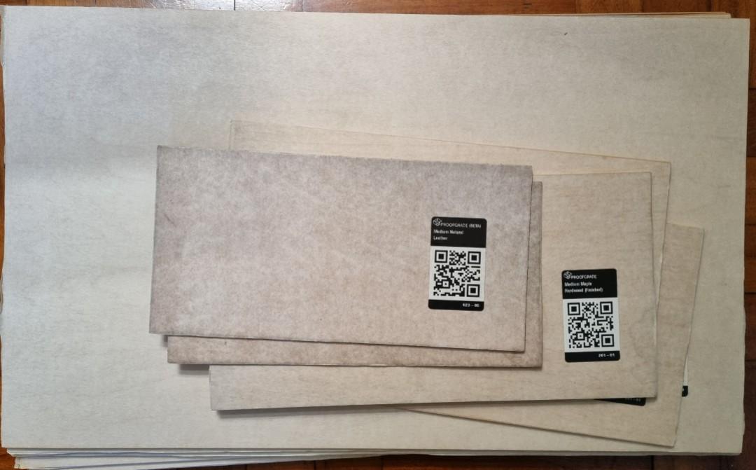 Original Glowforge proof grade material set, Hobbies & Toys, Stationery ...