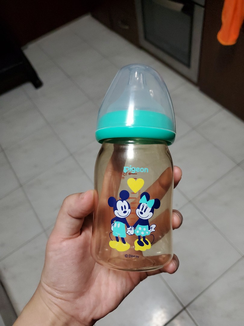 Pigeon Wide Neck PPSU bottle 150ml, Babies & Kids, Nursing & Feeding, Breastfeeding & Bottle ...