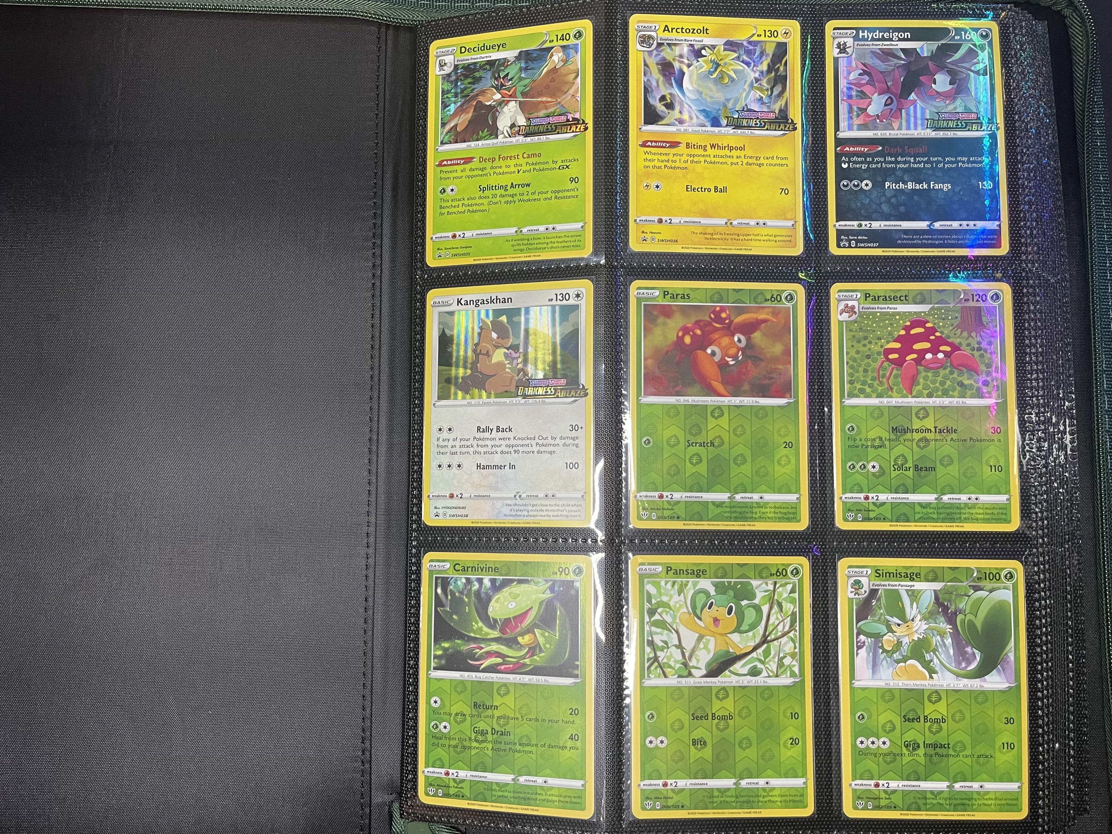 Pokemon Cards Sword & Shield - Darkness Ablaze Master Set 100% with ...