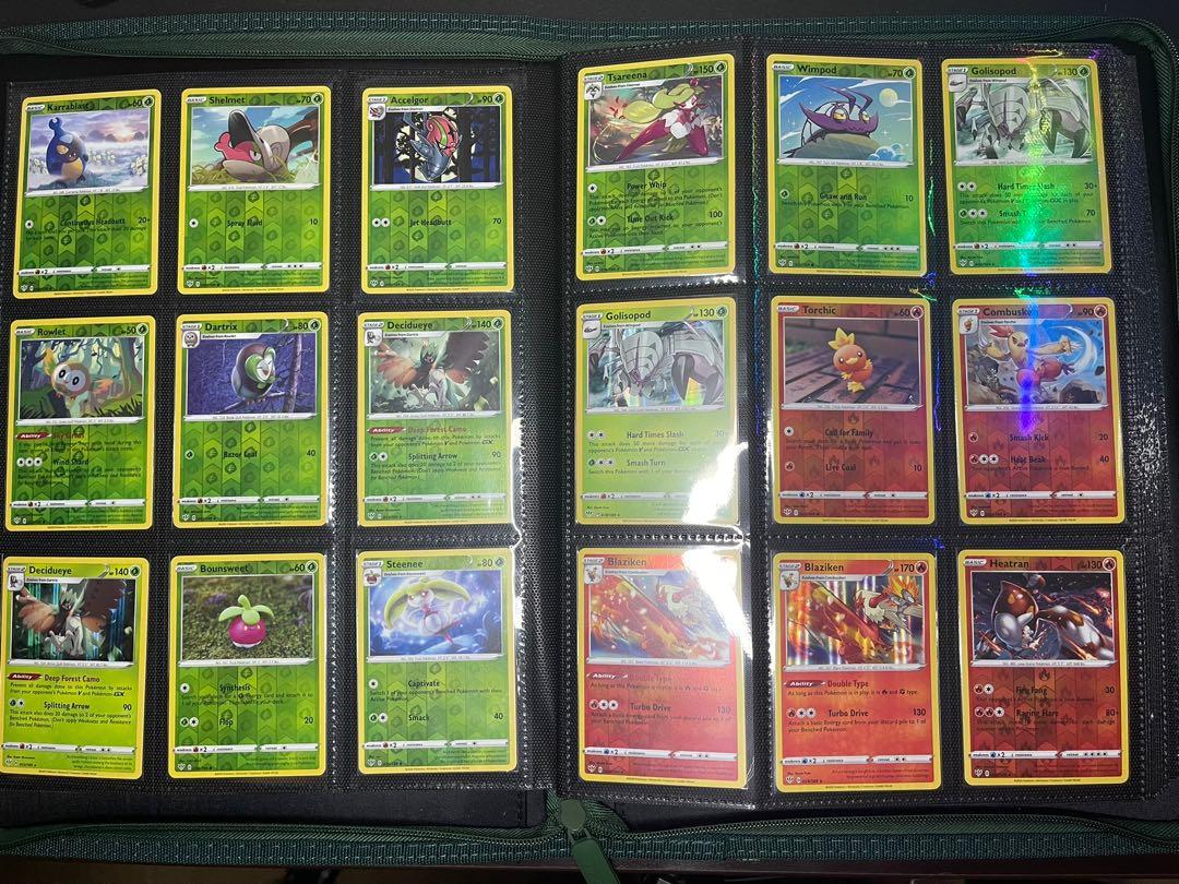 Pokemon Cards Sword & Shield - Darkness Ablaze Master Set 100% with ...