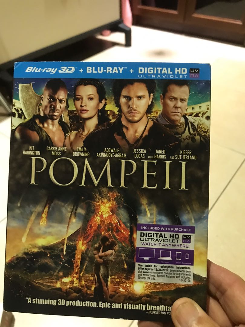 Pompeii DVD, Hobbies & Toys, Music & Media, CDs & DVDs on Carousell