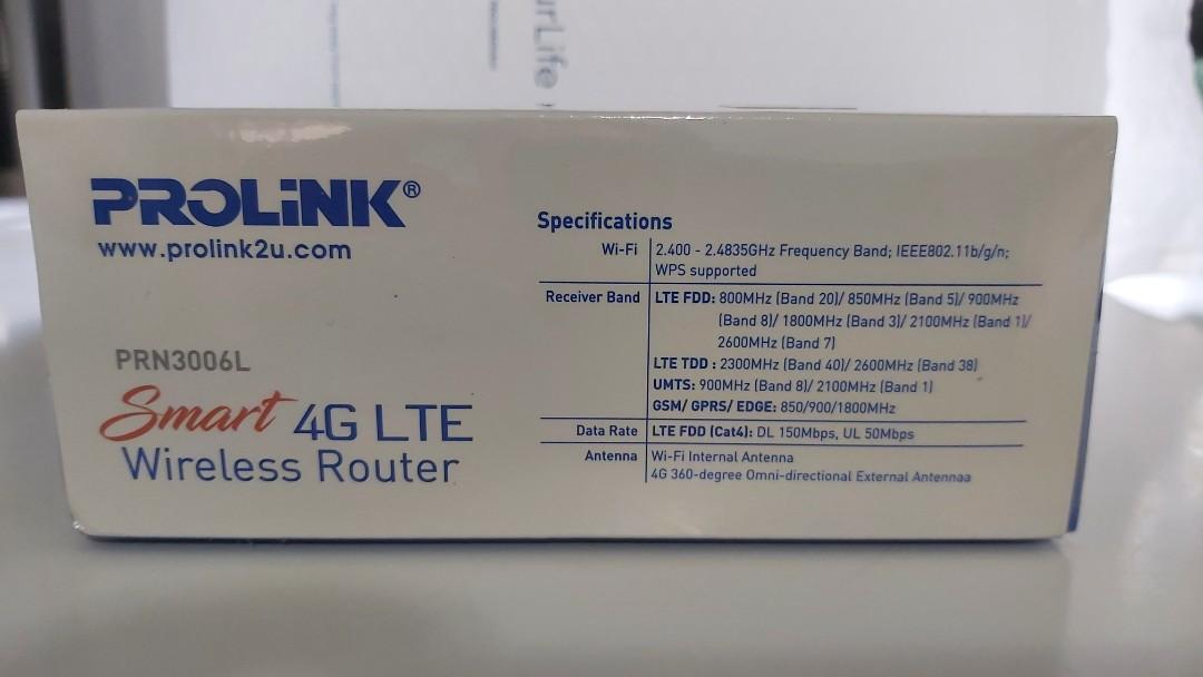 Prolink PRN3006L Wireless Sim Card WiFi Router with Voice support ...