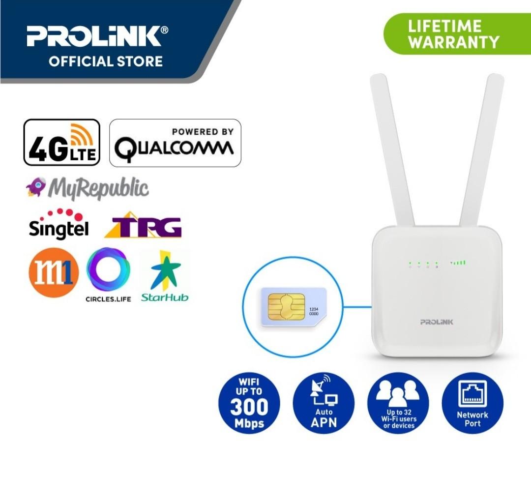 Prolink PRN3006L Wireless Sim Card WiFi Router with Voice support ...