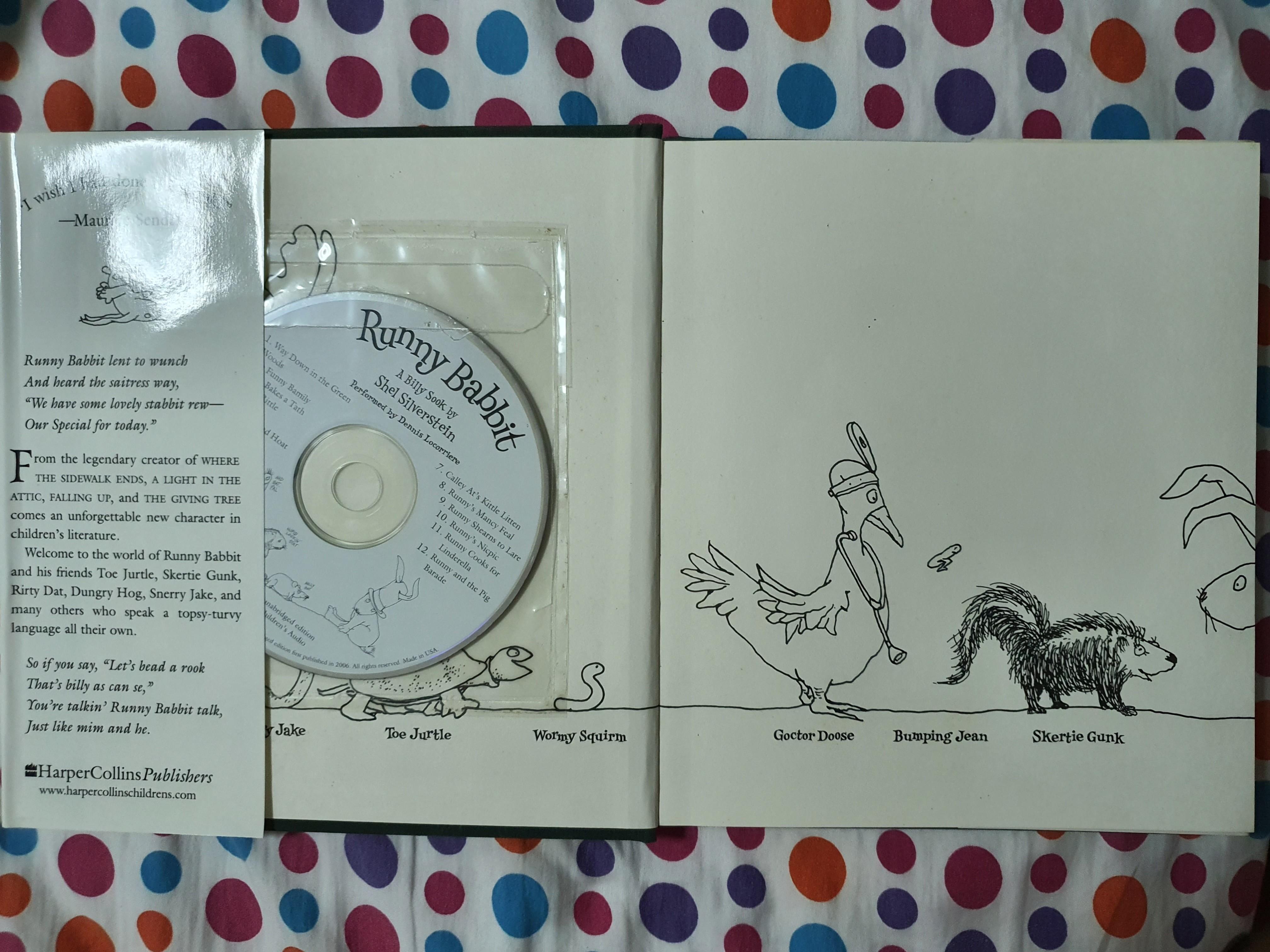 Runny Babbit by Shel Silverstein, Hobbies & Toys, Books & Magazines ...