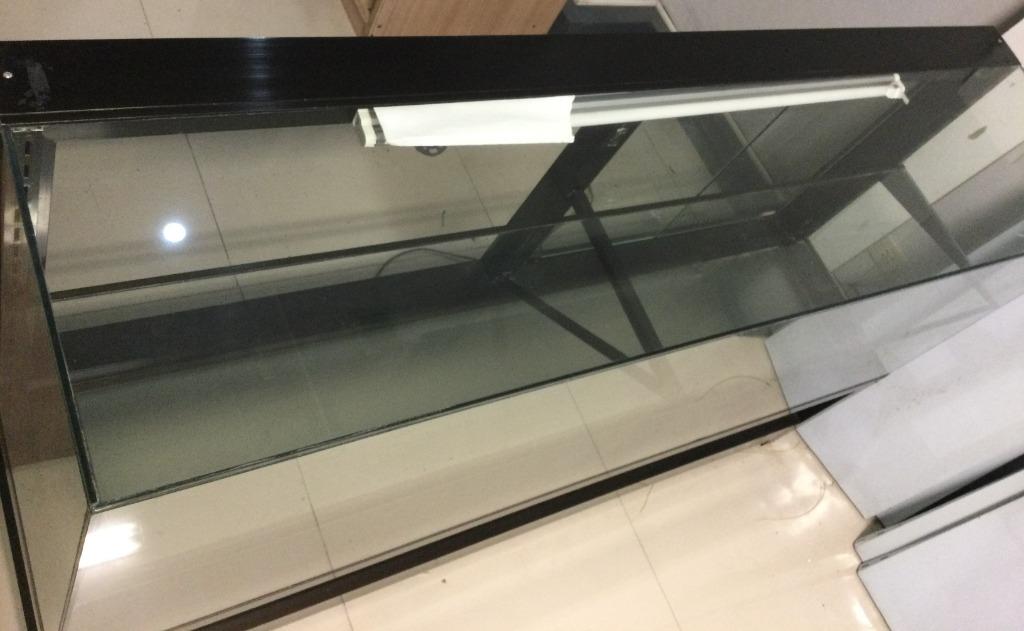 RUSH! GLASS DISPLAY CABINET ANALOK FINISH (Estante | Tempered ...