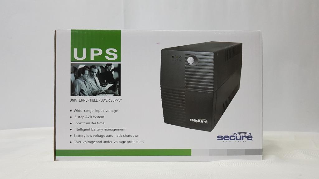 SECURE 650VA UPS (Uninterruptible Power Supply), Computers & Tech ...