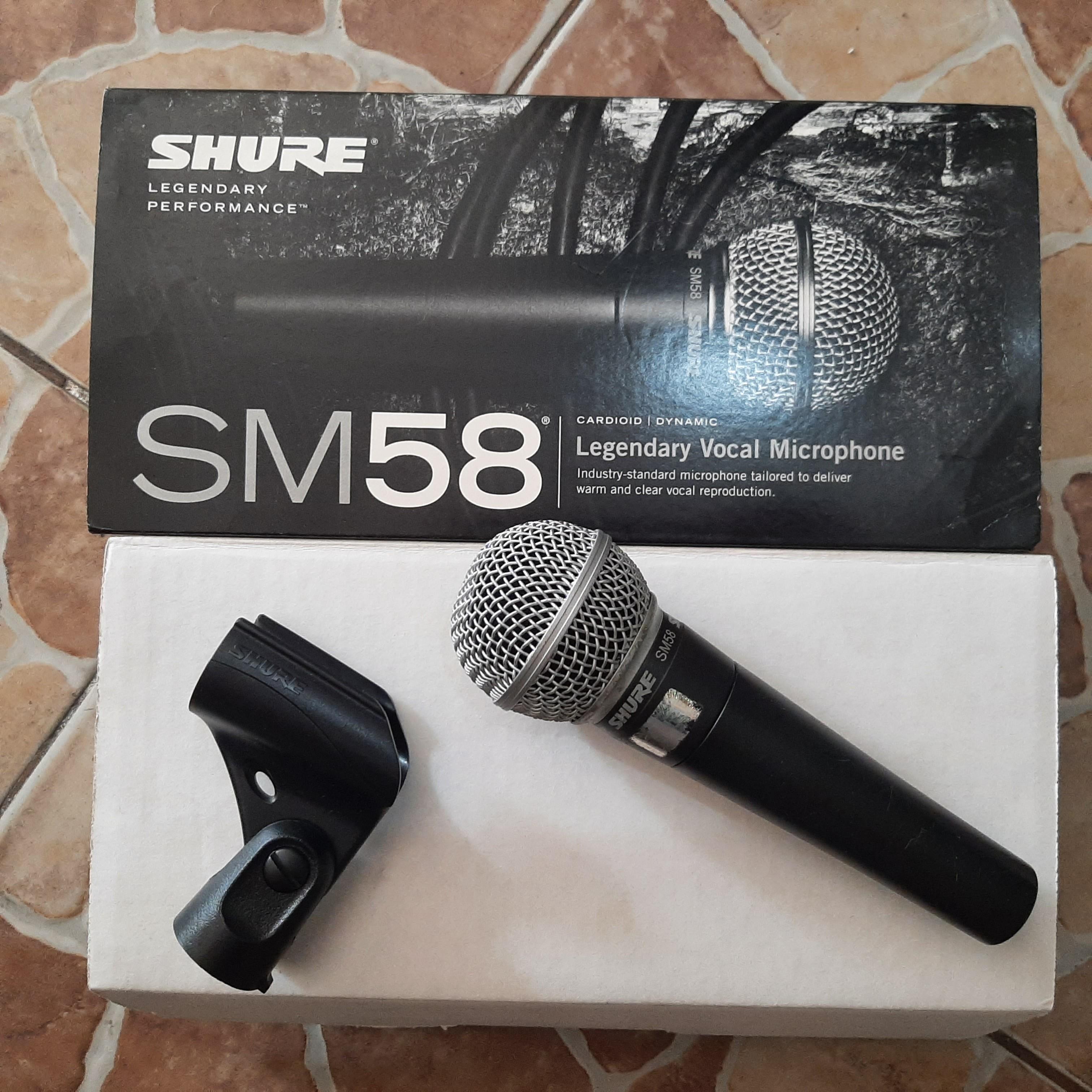 SHURE SM58, Audio, Microphones on Carousell