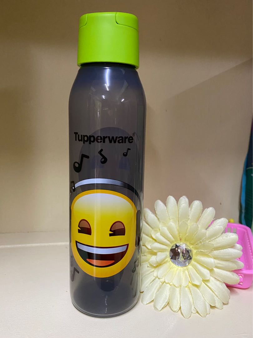 Smiley Emoji original Tupperware tumbler 500ml, Furniture & Home Living ...