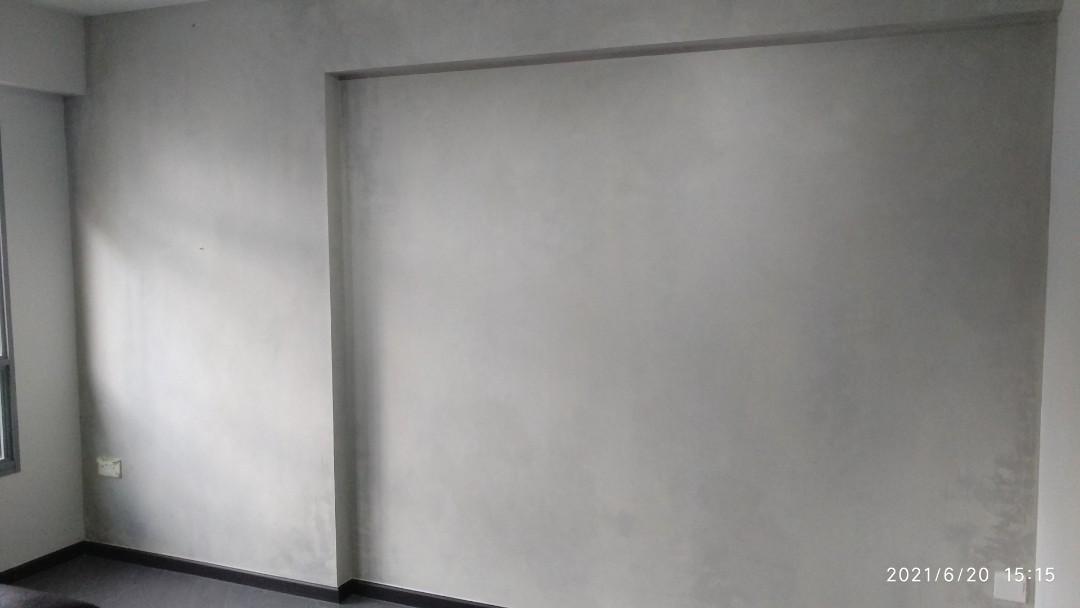 Soft plastering effect works, Furniture & Home Living, Home Decor, Wall ...