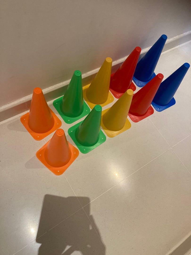 Tennis court marker lines and target cones, Sports Equipment, Sports ...