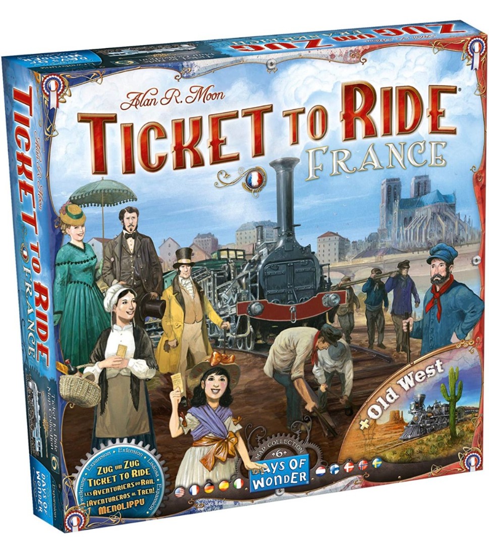 Ticket to Ride France and Old West (Expansion Set), Hobbies & Toys ...