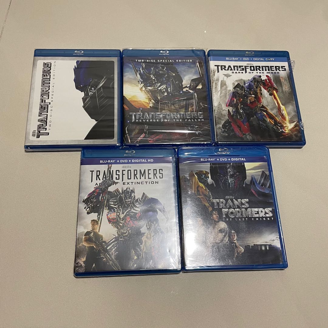 Transformers movie Blu-ray set, Hobbies & Toys, Music & Media, CDs ...