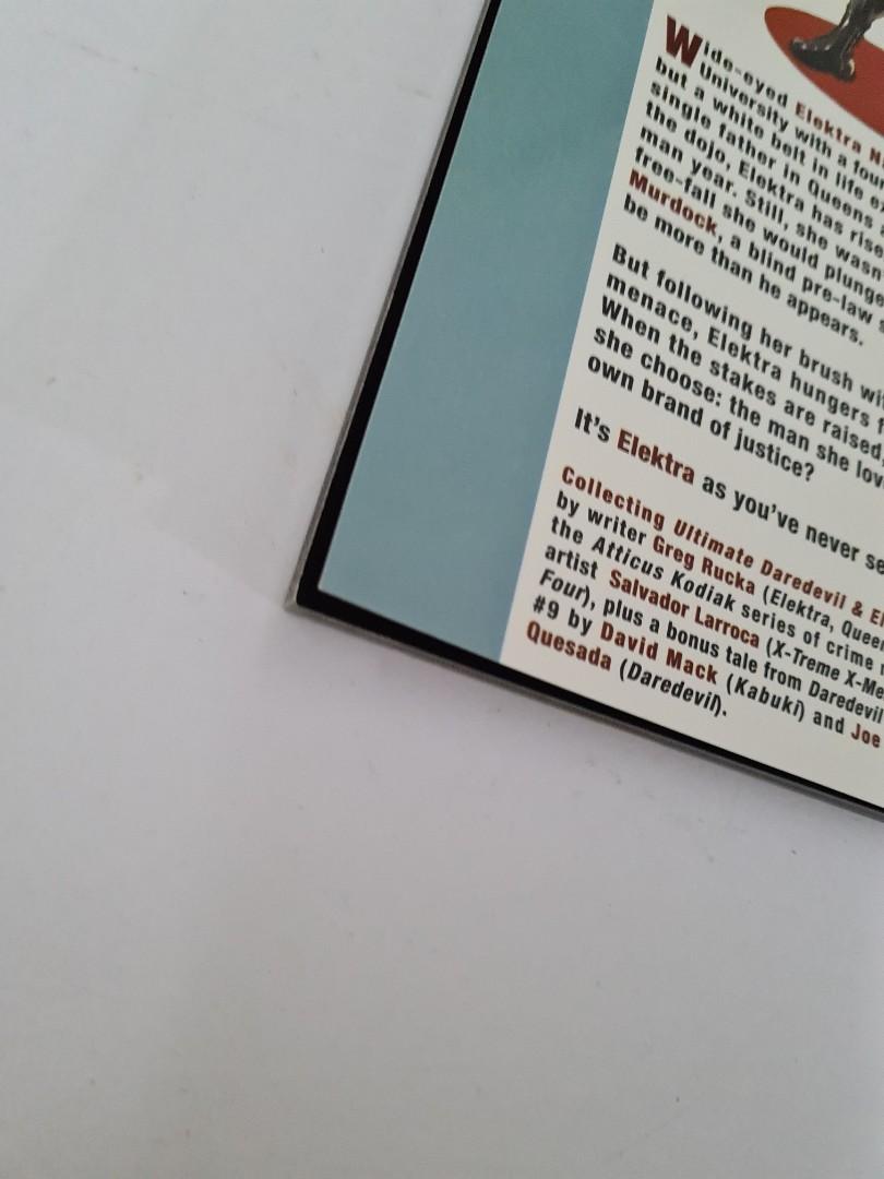 ULTIMATE DAREDEVIL & ELEKTRA TPB Vol 1, Hobbies & Toys, Books ...