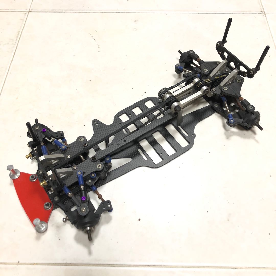 Used Vintage Tech Racing T10 Voggerd Belt drive 4WD touring car chassis ...