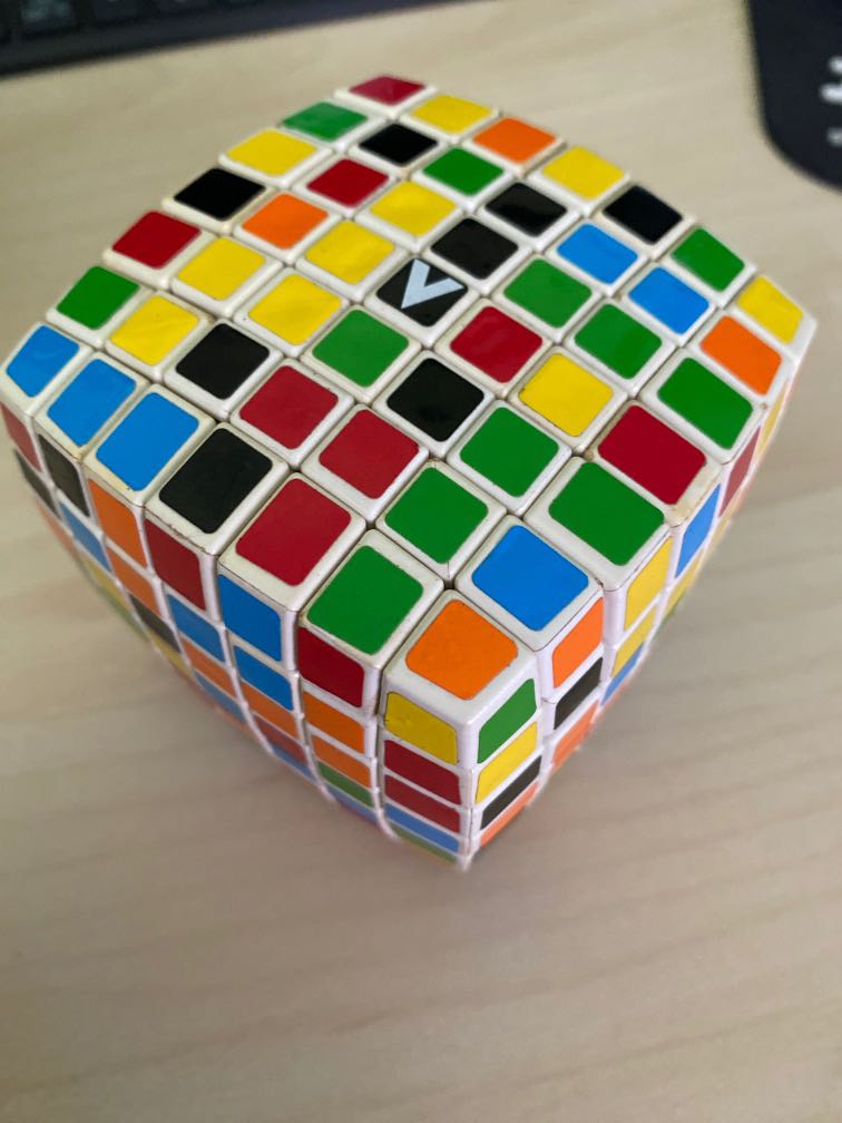 V cube 7 x 7, Hobbies & Toys, Toys & Games on Carousell