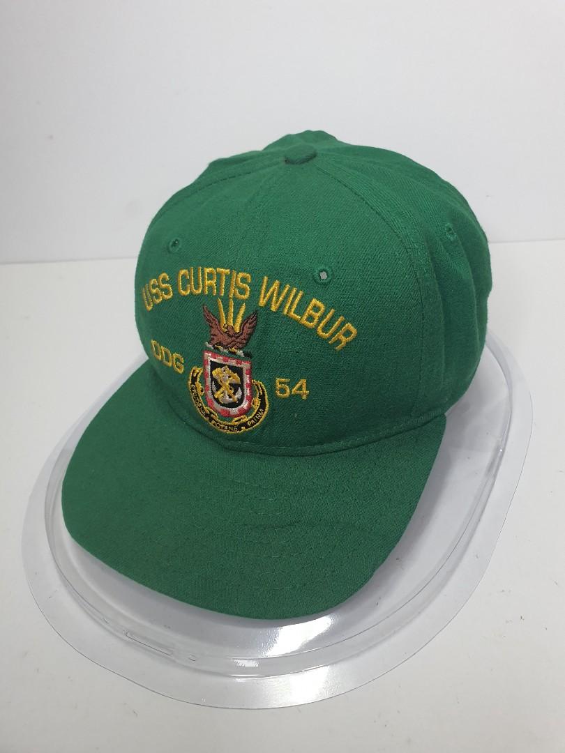 Vintage U.S.A. NEW ERA USS CURTIS WILBUR DDG 54 Snapback Cap. (Original ...