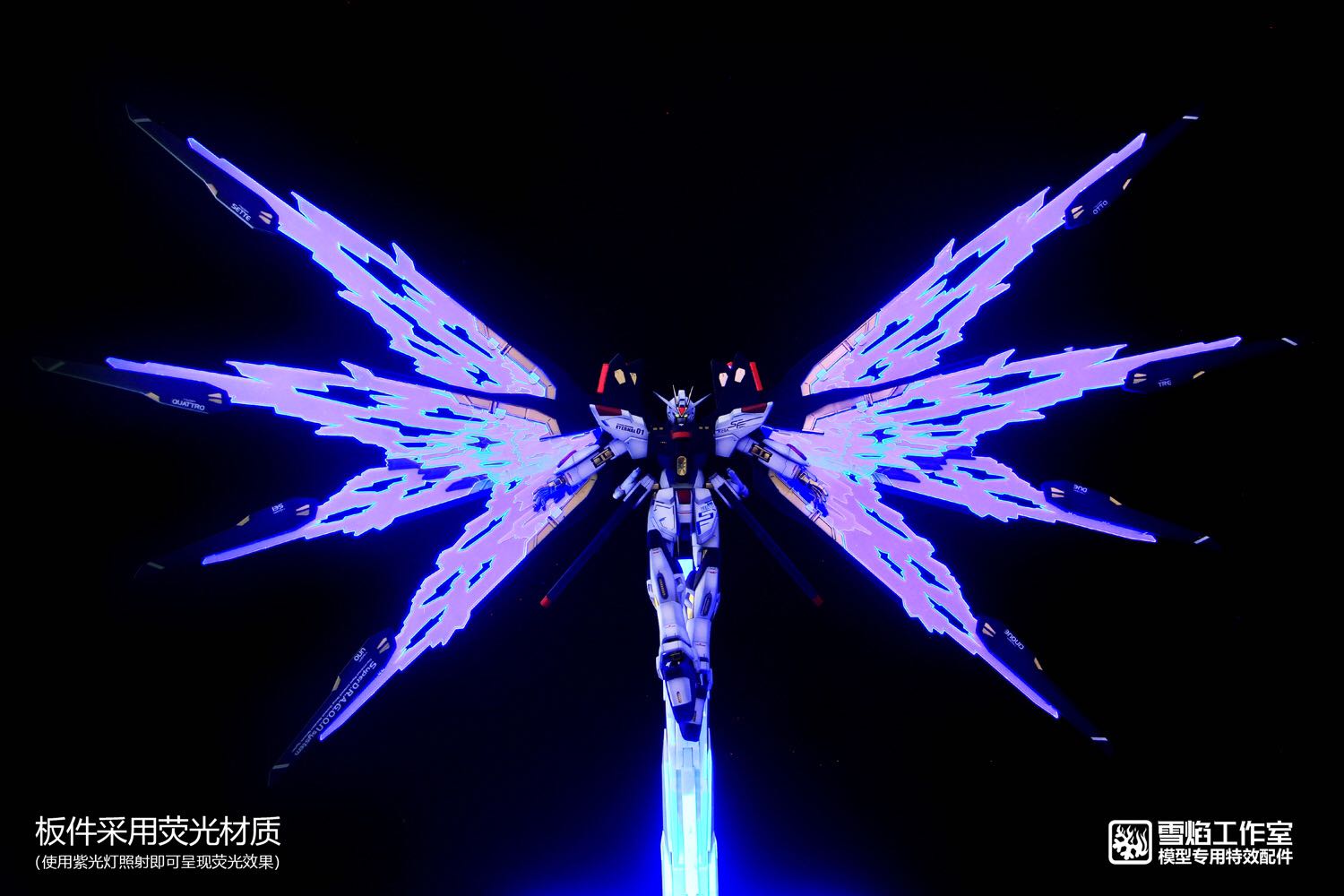[XY] HGCE Strike Freedom Gundam 1/144 Wing of Light Special Effect ...