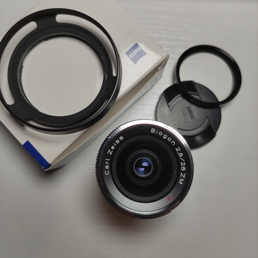 Zeiss ZM 28mm f2.8 - original hood and filter - Leica M, Photography ...