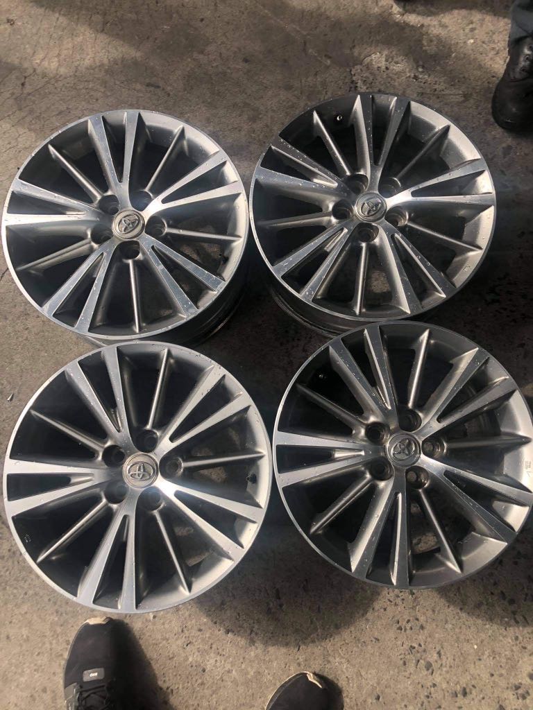 16" Toyota Altis stock used mags 5Holes pcd 100 sold as 4, Car Parts ...