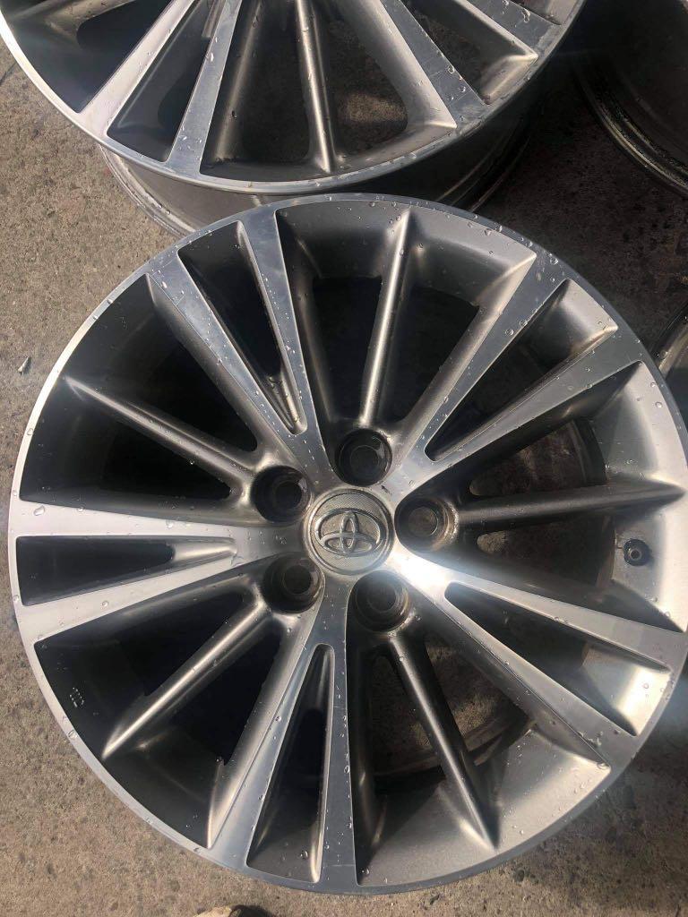 16" Toyota Altis stock used mags 5Holes pcd 100 sold as 4, Car Parts ...