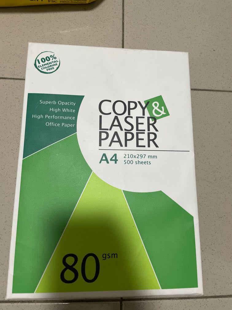 A4 Paper, Hobbies & Toys, Stationery & Craft, Stationery & School ...