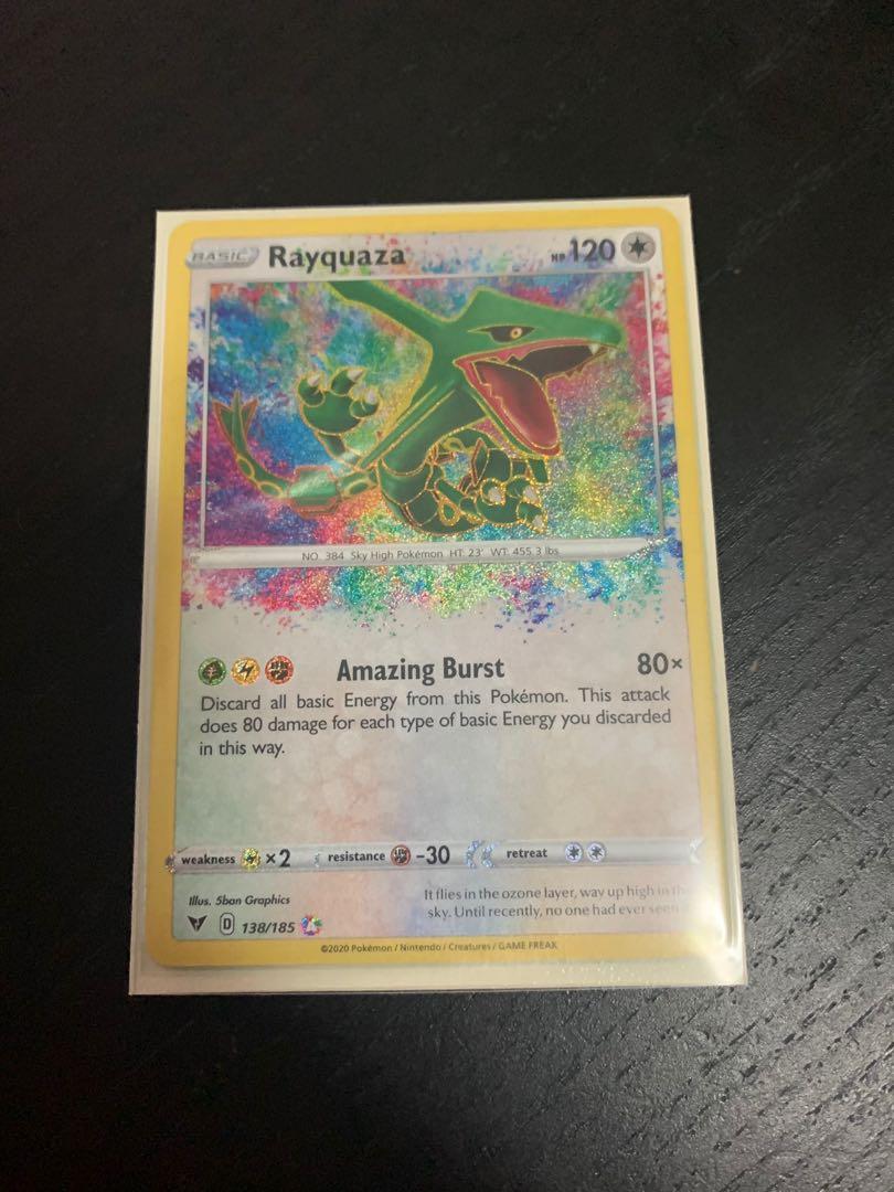 Amazing Rare Rayquaza, Hobbies & Toys, Toys & Games on Carousell