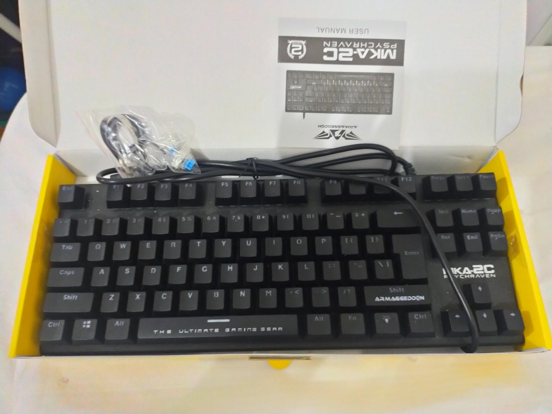 Armaggeddon MKA-2C Psychraven Wired Mechanical Keyboard, Computers ...