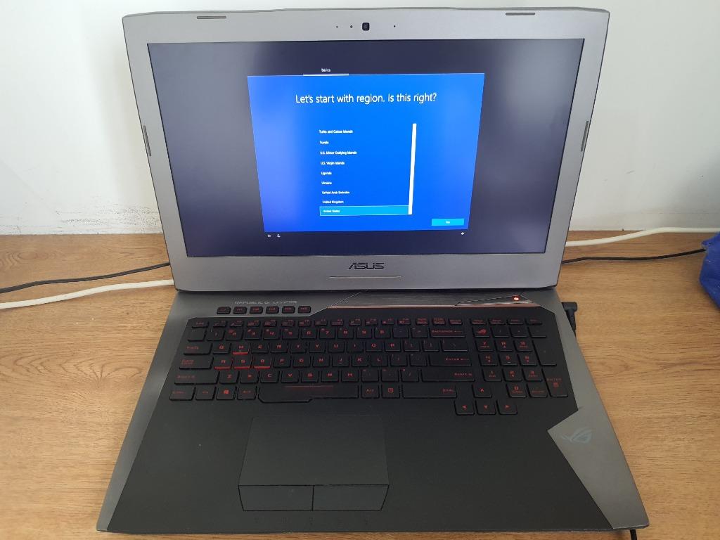 Asus ROG G752VT (i7-6700HQ, GTX 970M, 16GB, 1TB+128GB SSD, 17-inch ...