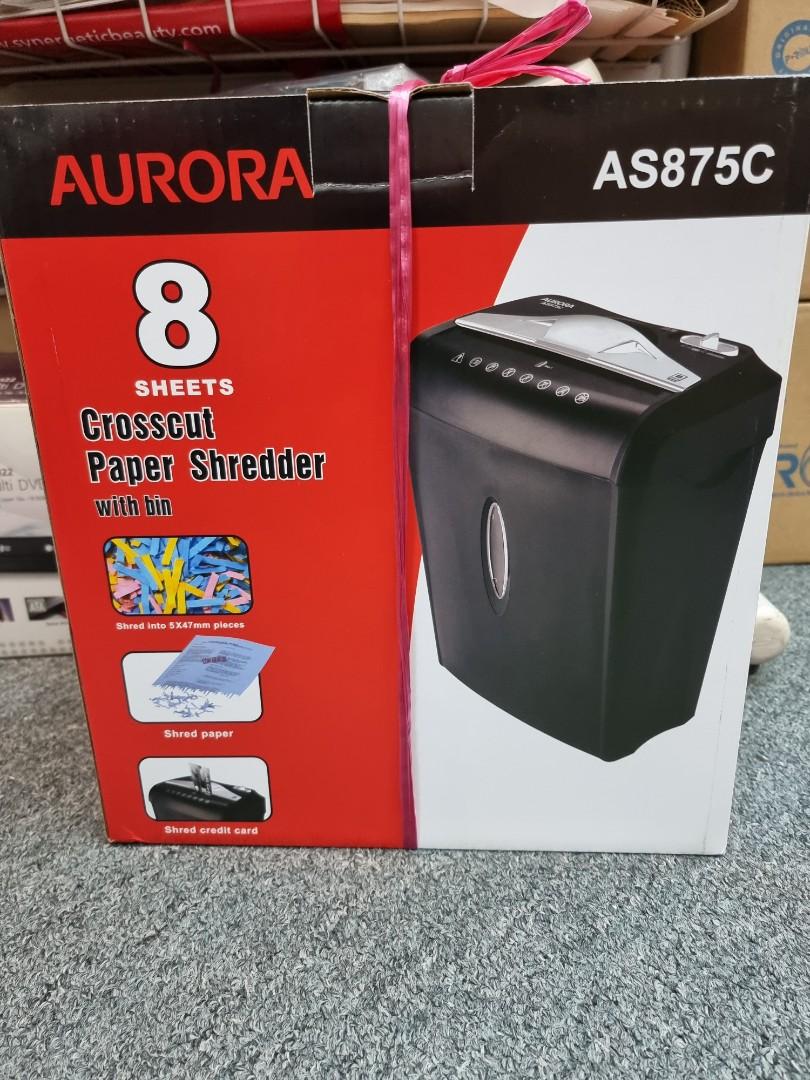 AURORA Electric A4 Paper Shredder, Everything Else on Carousell