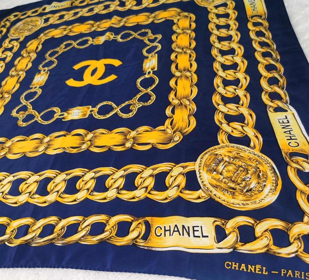 Authentic CHANEL SCARF, Luxury, Accessories on Carousell