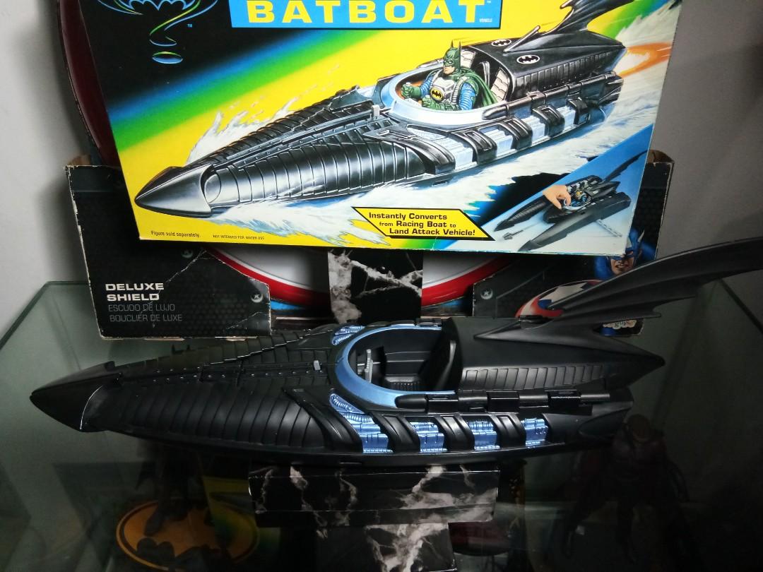 Batman Forever Batboat Kenner Transforming Racing Boat and Land Attack ...