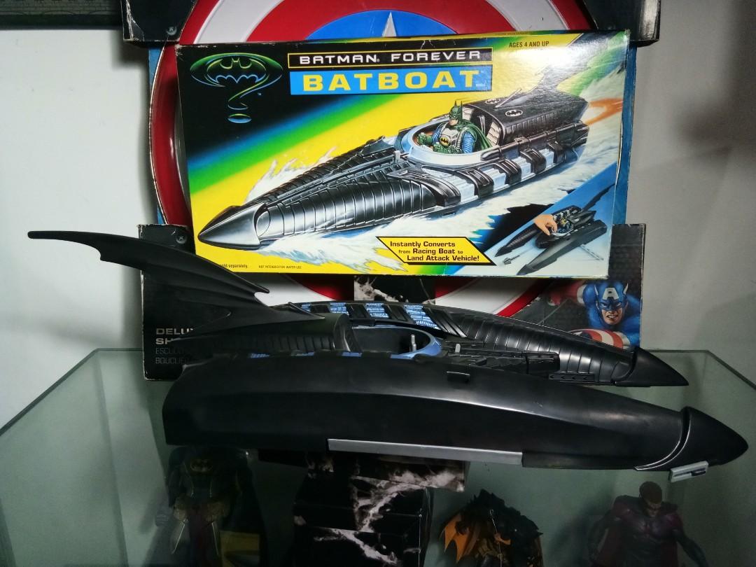 Batman Forever Batboat Kenner Transforming Racing Boat and Land Attack ...