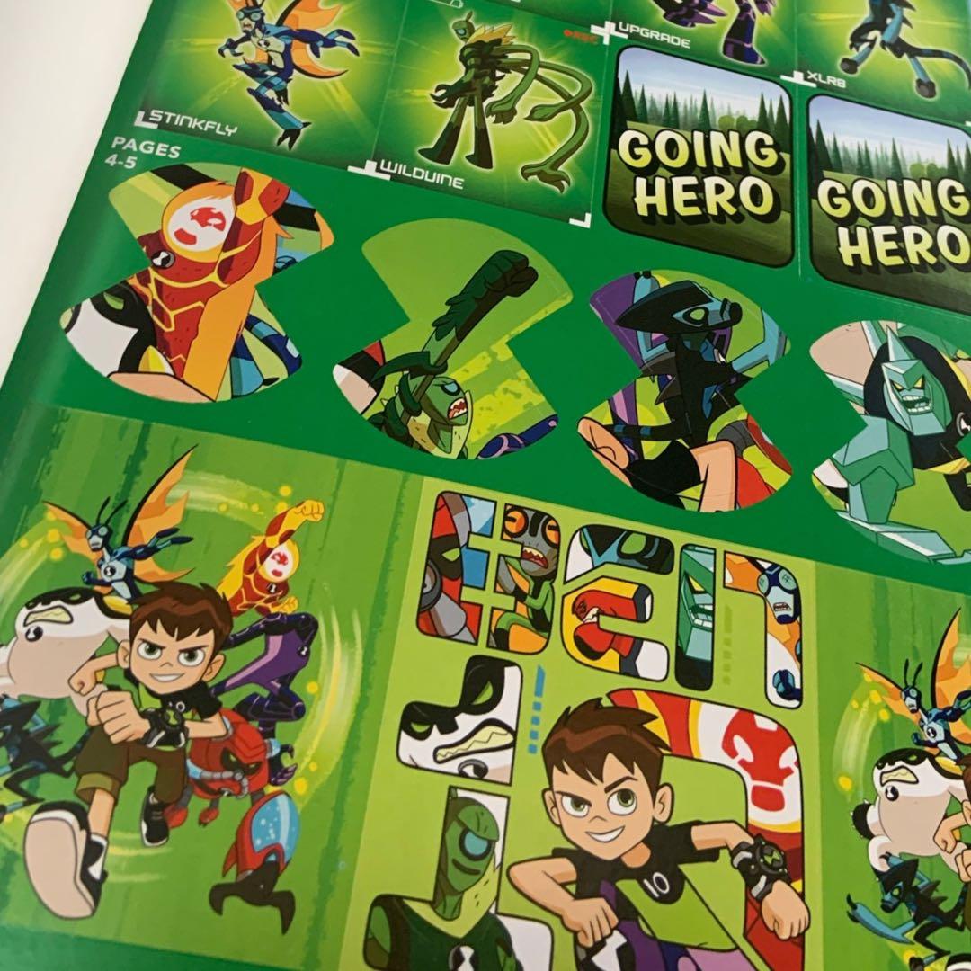 Ben 10 Mega Sticker Book {Over 1,000 Sticker Books}, Hobbies & Toys ...