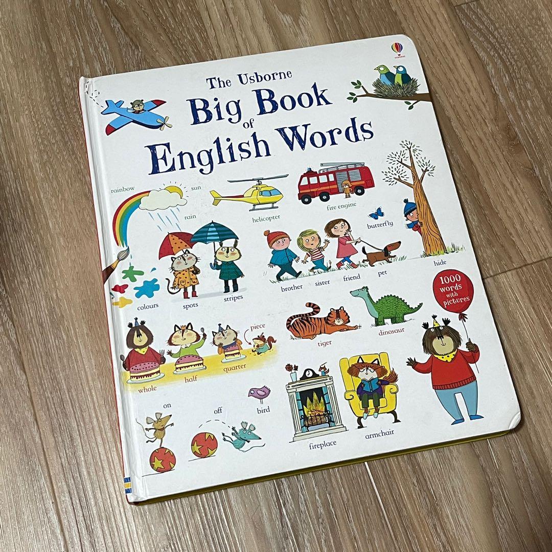 Big Book of English Words The Usborne, Hobbies & Toys, Books ...