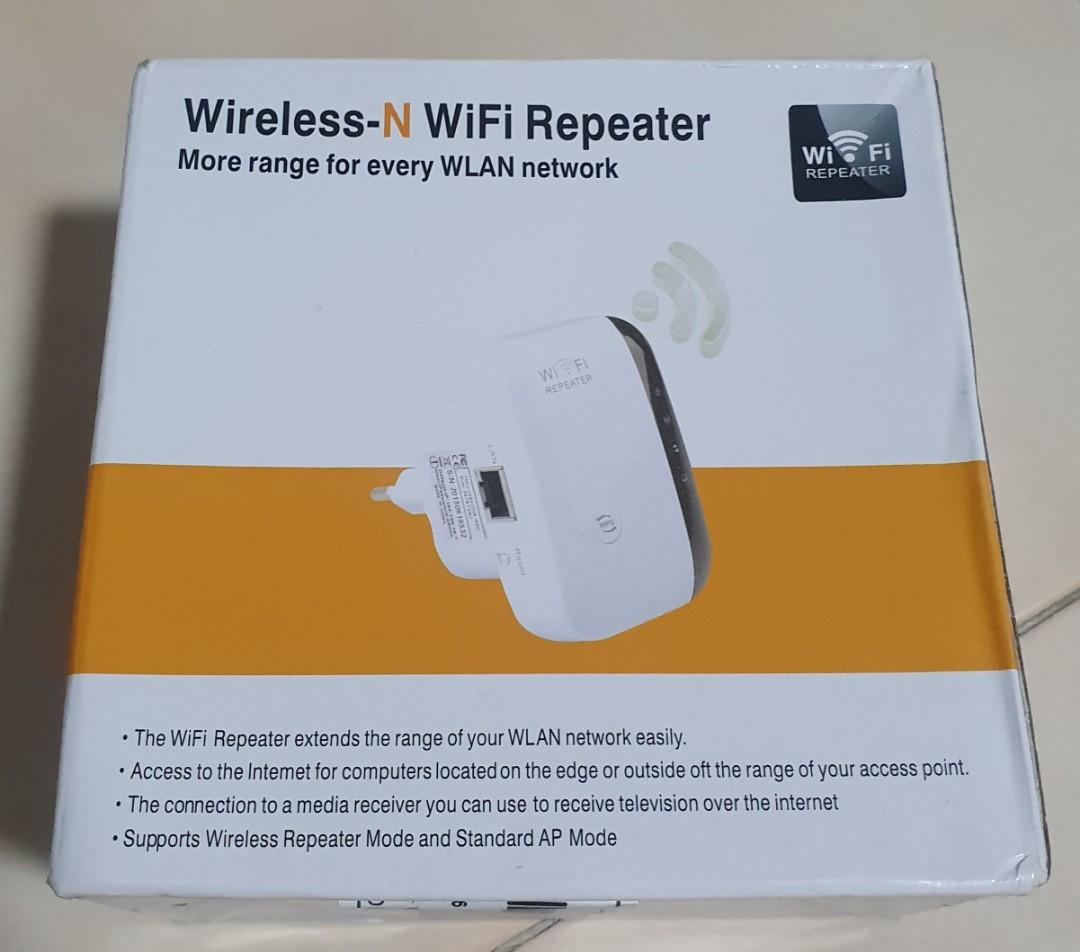 BNIB 300M Wireless-N Wifi Repeaters 2.4G AP Router Signal Booster ...