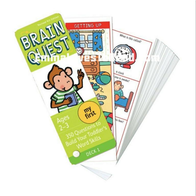 Brain Quest Flash Cards, Hobbies & Toys, Books & Magazines, Children's ...