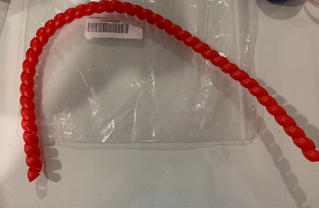 Cable protector - for folding bicycle (red, 47cm), Sports Equipment ...
