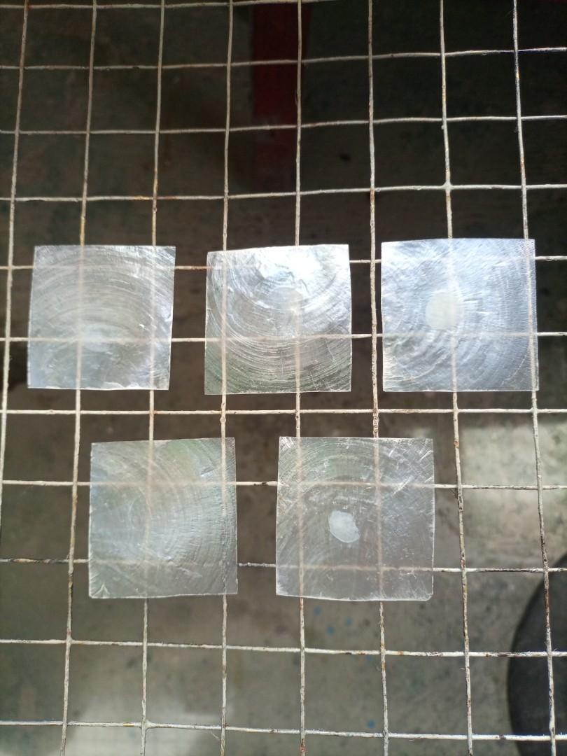 Capiz shell square cut (2"x2") 100pcs., Furniture & Home Living, Home ...