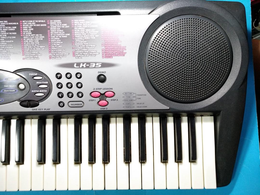 Casio LK-35 full-size keyboard, Hobbies & Toys, Music & Media, Musical Instruments on Carousell
