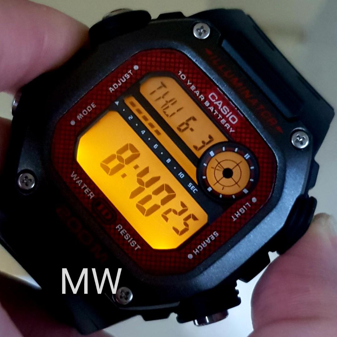 Casio original men digital resin sports watch 10 years battery dw291 dw ...