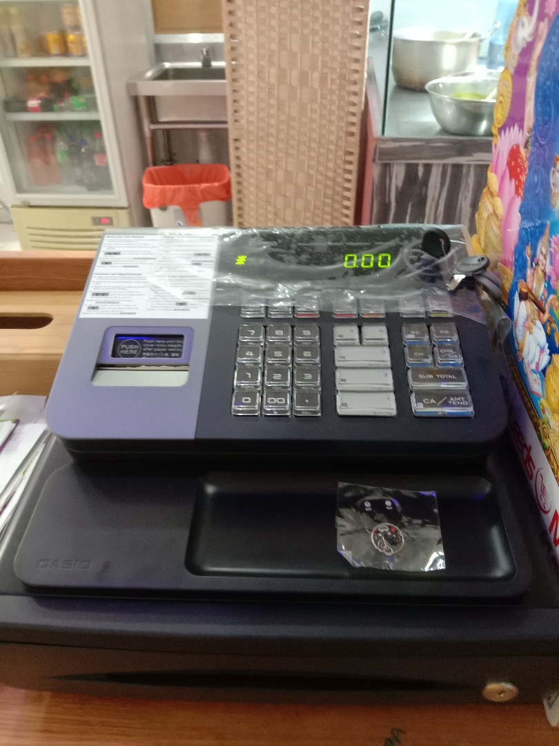 Casio SE-S10 Cash Register Cashier Machine, Everything Else on Carousell
