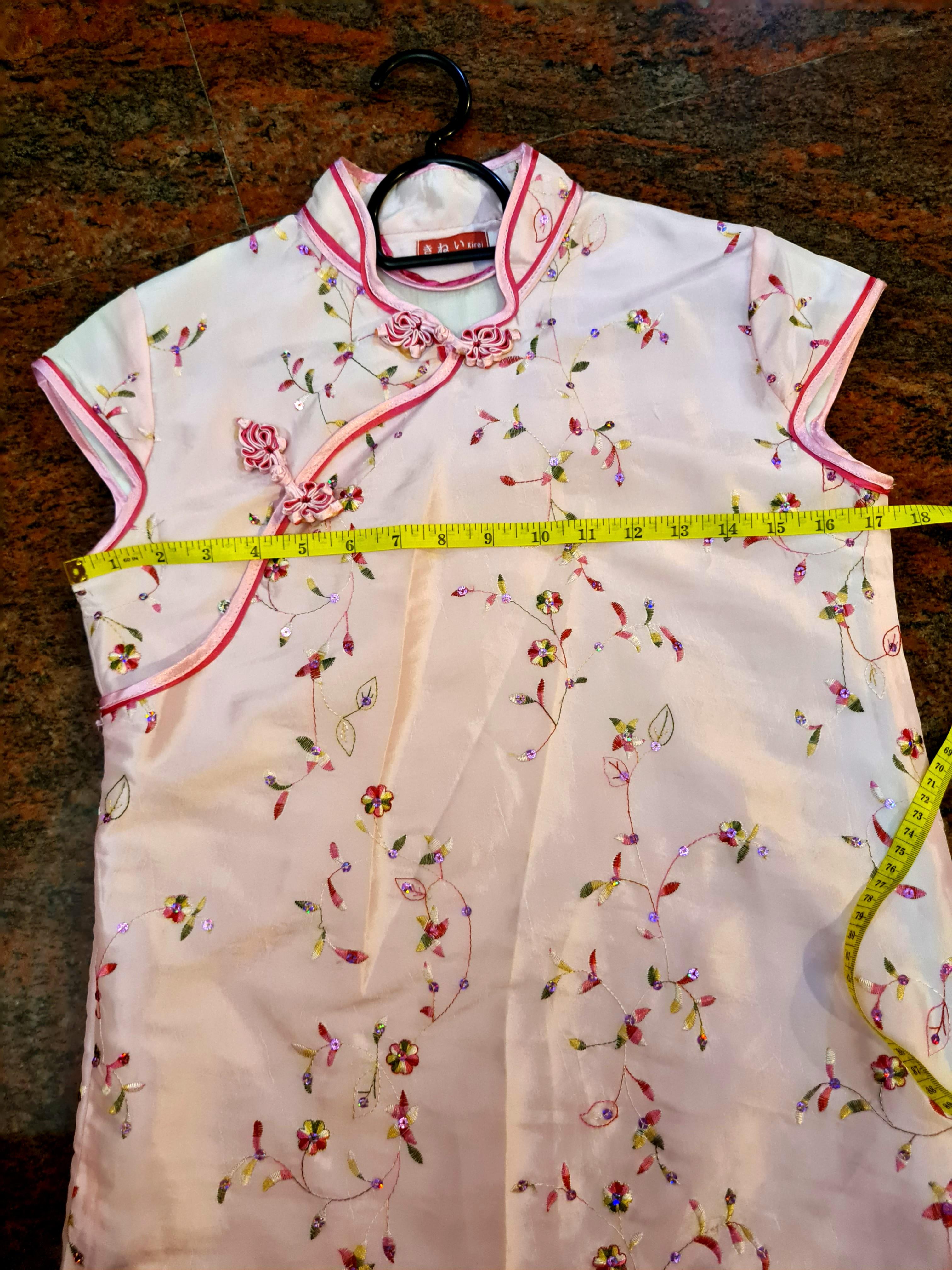 Chloe Pink Cheong Sum, Women's Fashion, Dresses & Sets, Dresses on ...