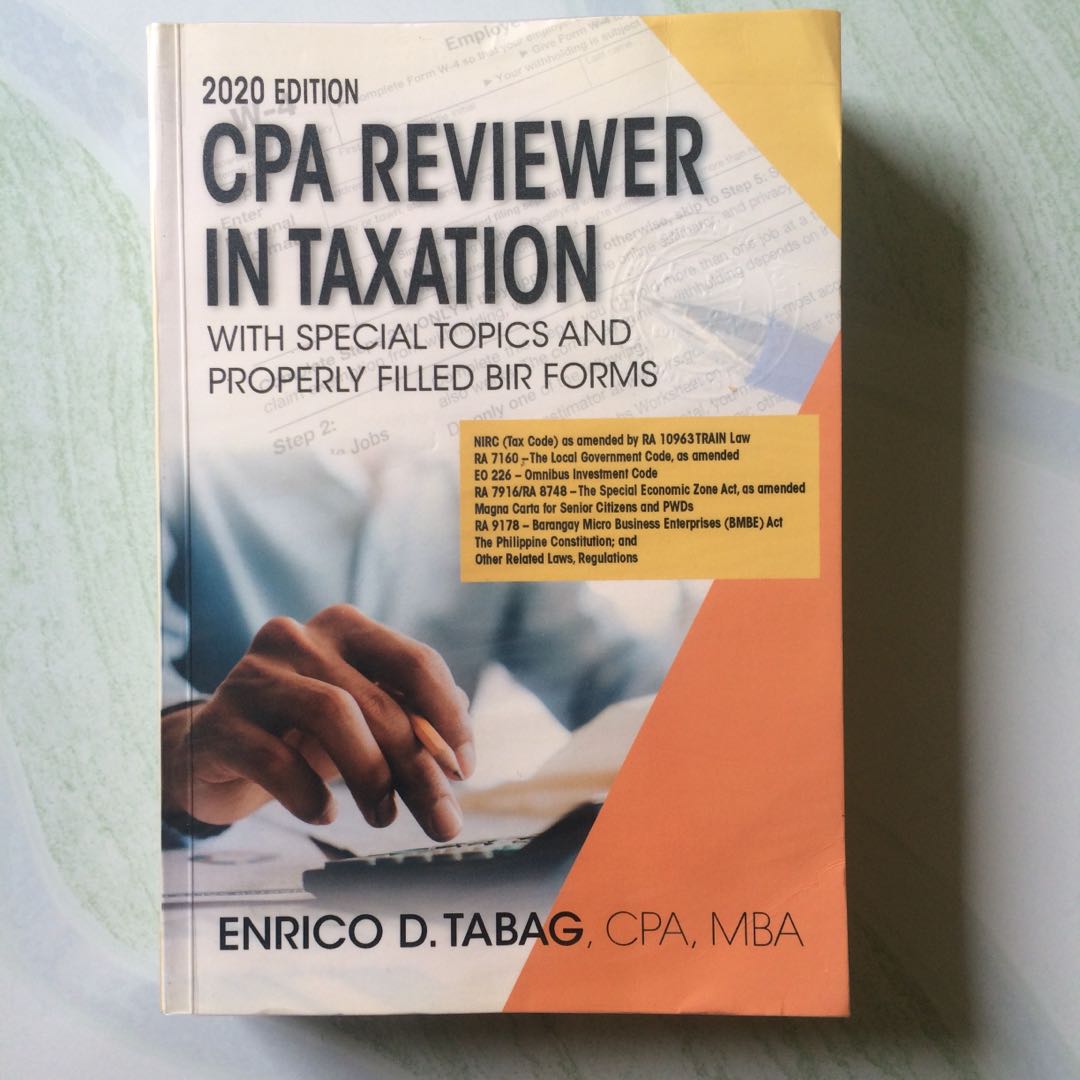 CPA REVIEWER IN TAXATION, Hobbies & Toys, Books & Magazines, Textbooks ...